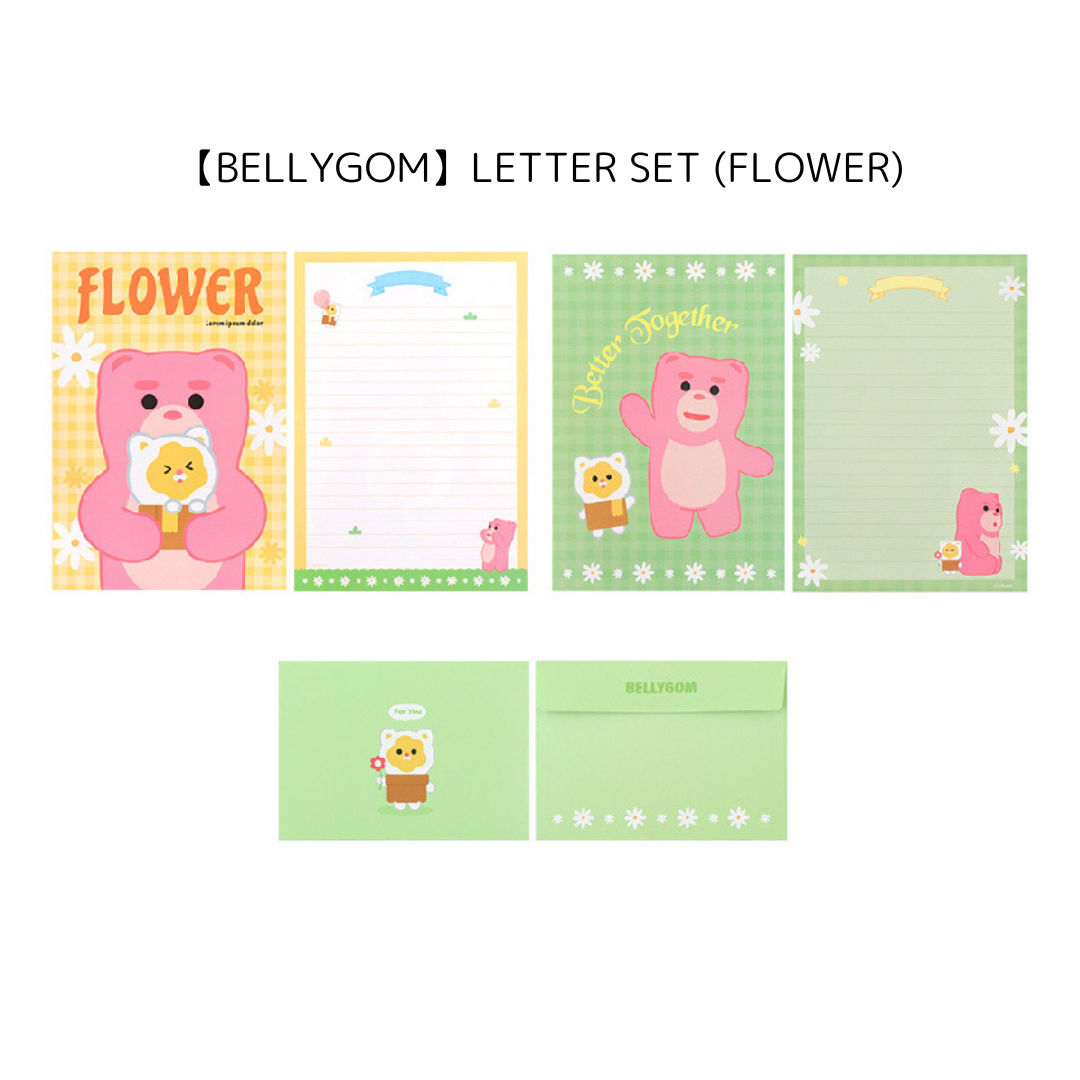 【BELLYGOM】Letter set(2TYPES) – K-NARA KOKO