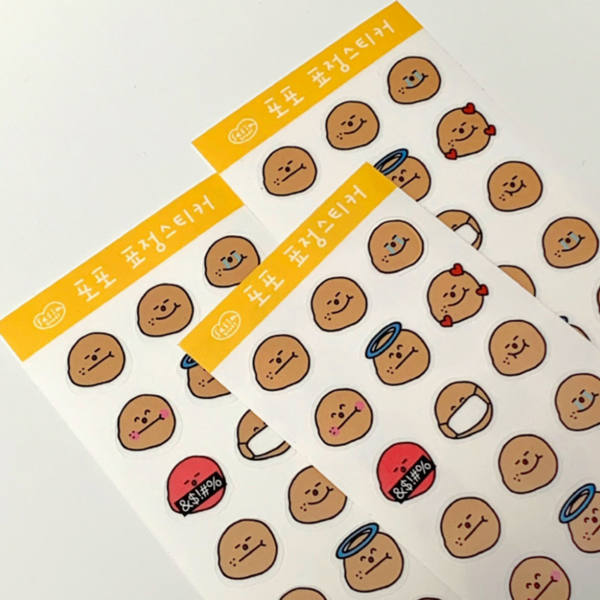 【Sasim Goods】POPO face sticker – K-NARA KOKO