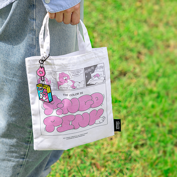 【ZIZONE】PINGO MINI ECO BAG_PINGO PINK CARTOON – K-NARA KOKO