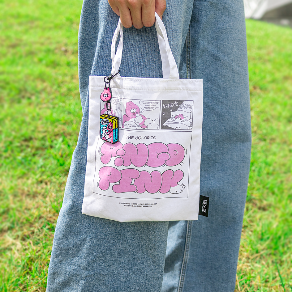 【ZIZONE】PINGO MINI ECO BAG_PINGO PINK CARTOON – K-NARA KOKO