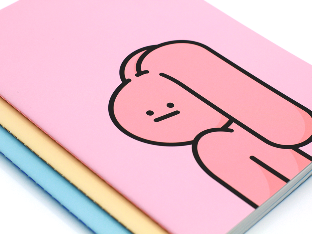 【PINK&VEN】Mini Notes(A5) - HIPPY – K-NARA KOKO